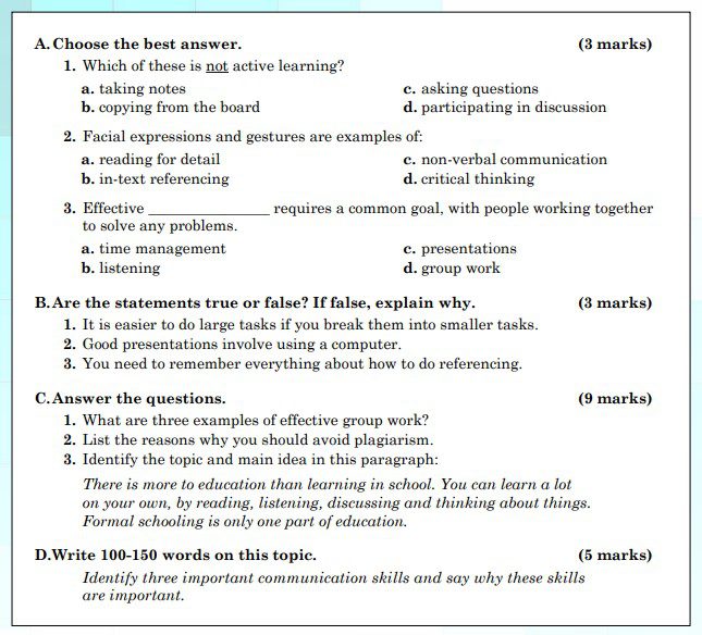 ASSIGNMENT Identifying Questions in Tests and Exams - ReMoteOo